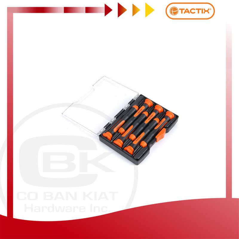 LY Tactix Screwdriver Precision Set 6-Pc (Black/Orange) | Shopee ...