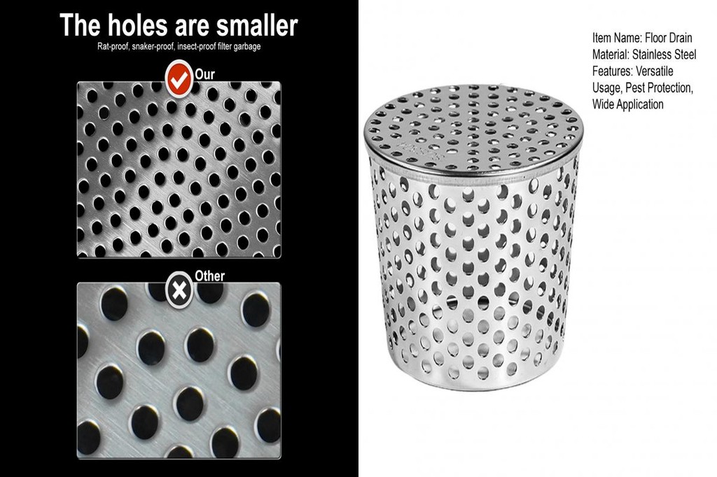 Commercial Pvc Pipe Cover Easy Install Stainless Steel Floor Drain ...
