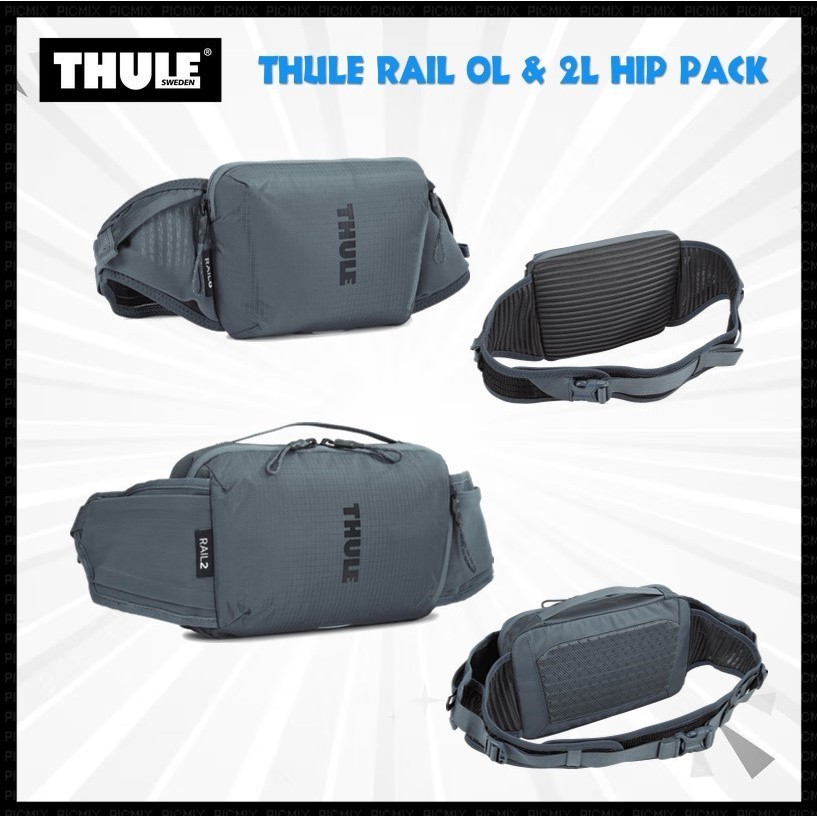 THULE RAIL 0L & 2L Hip Pack, Dark Slate Grey | Shopee Philippines