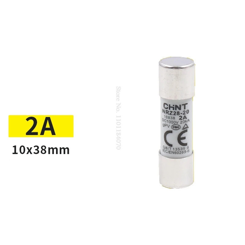 CHINT NRZ28-20 Solar DC Fuses 1000V PV Photovoltaic 6A 10A 15A 16A 20A ...