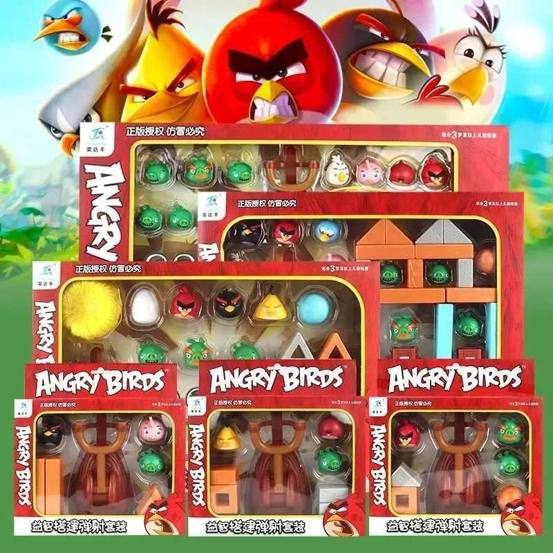 Angry Bird Toys Red Blues Chuck Matilda Minion Pigs Action Figures ...