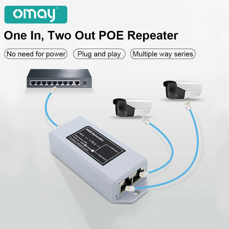 Hanggang 1 2 Port Extender 100Mbps IEEE 802.3Af/Sa Standard 48V Para Sa ...
