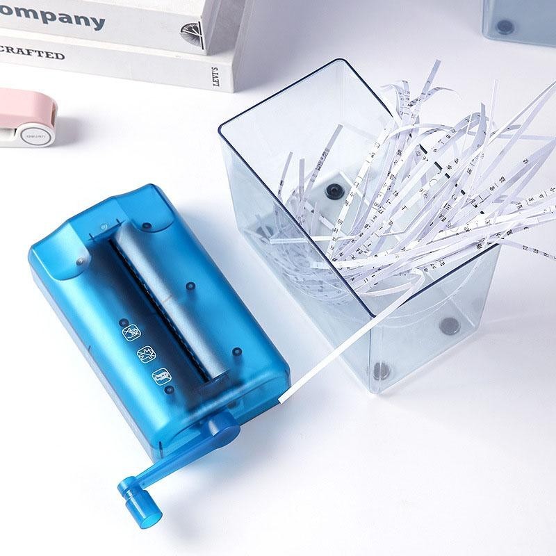 Manual Paper Shredder Office Document Destroyer Paper Cutting Tool ...