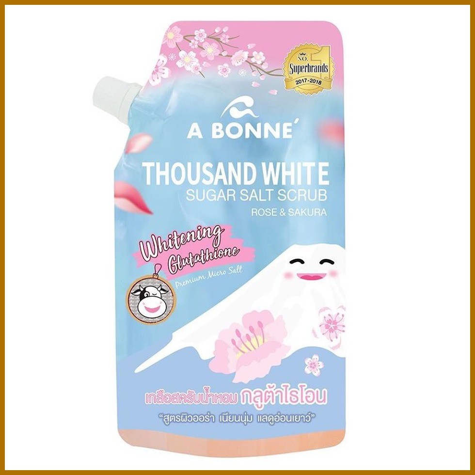 TMS Abonne Thousand White Sugar Salt Scrub 350g - Rose and Sakura ...