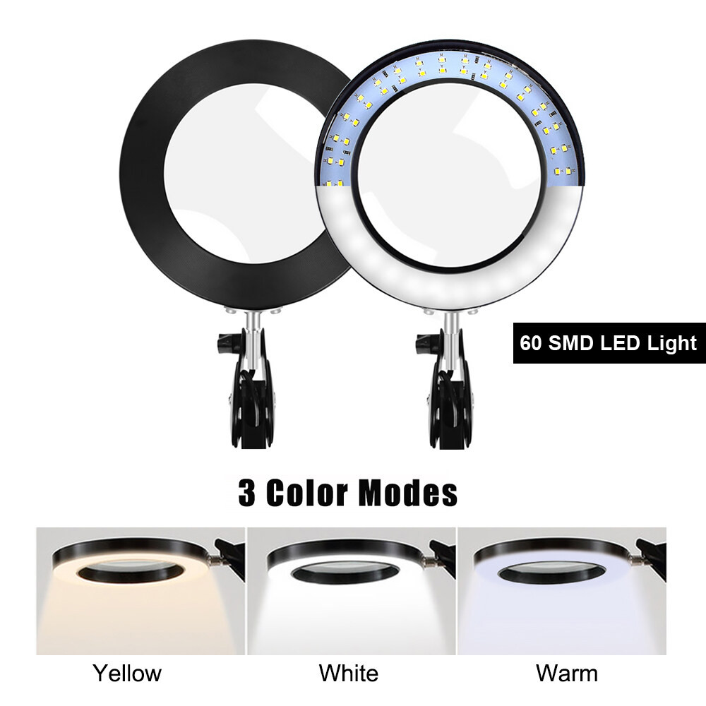 Magnifying Glass with light 30x magnification Adjustable warm&cool ...