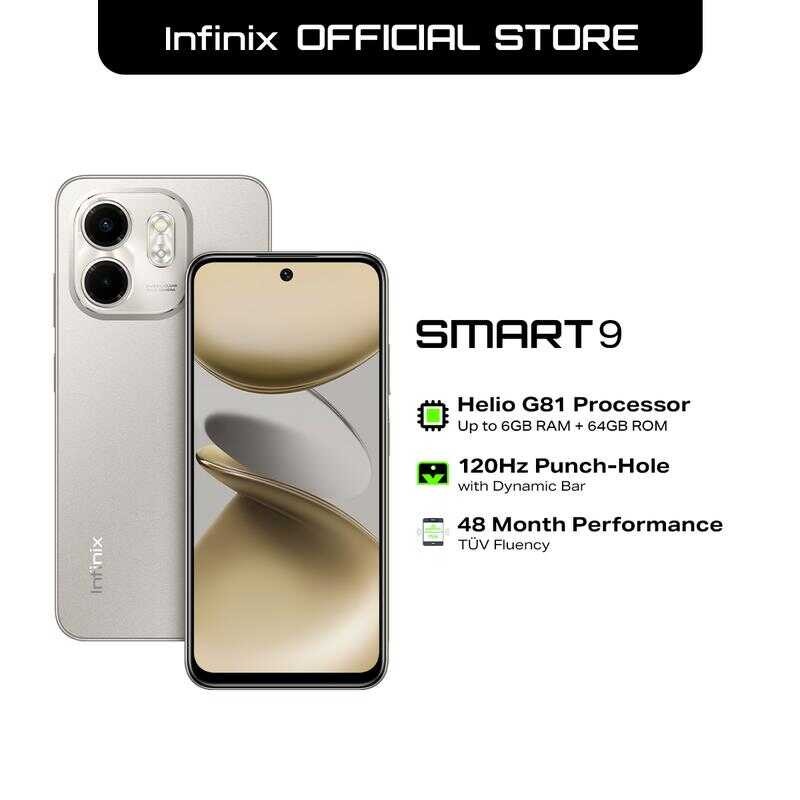 「Dioza Exclusive」- Infinix Smart 9, (Up To 6Gb [3Gb + 64Gb] | Mediatek ...