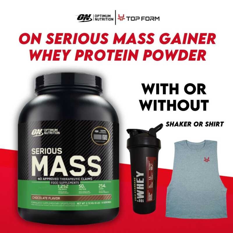Optimum Nutrition Serious Mass 6Lbs, ON Gainer Whey Protein Powder 6Lbs ...
