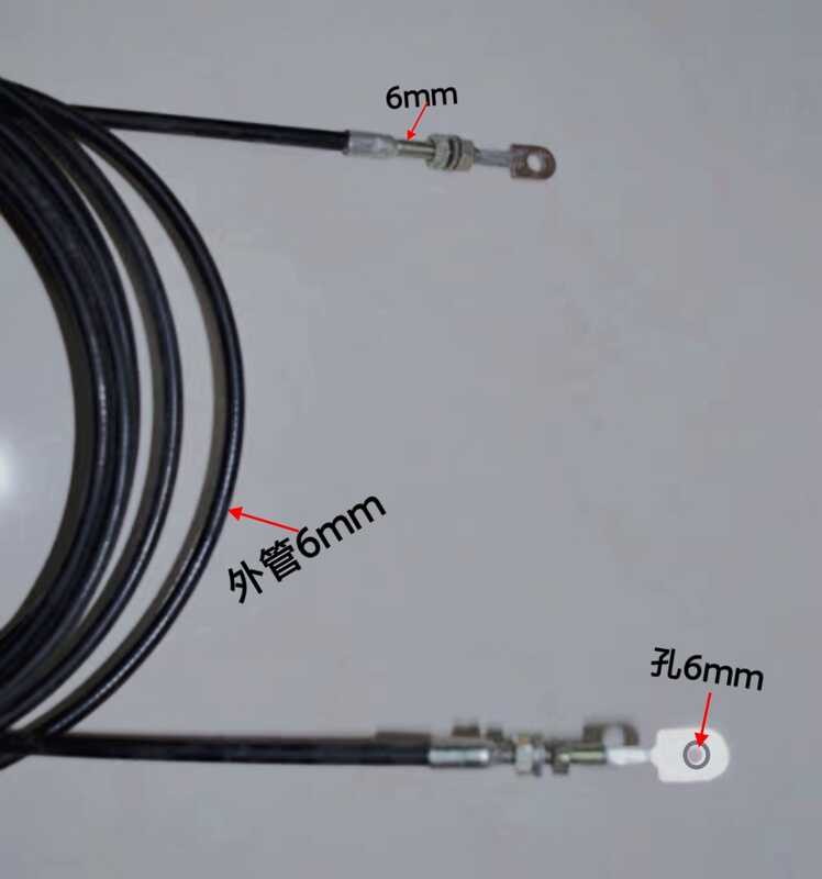 Audop rope clamp, wire rope, PB276OX208 speed limiter, connecting wire ...