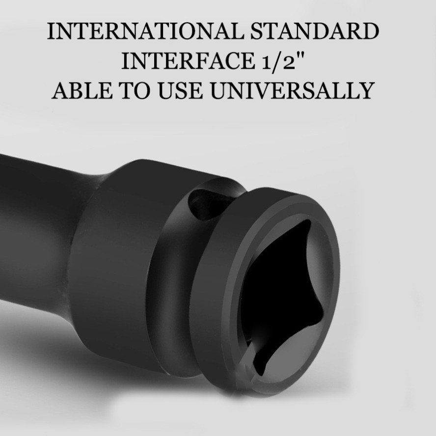 1/2" Drive Deep Impact Socket Set Hex Socket Impact Wrench Hex Socket ...