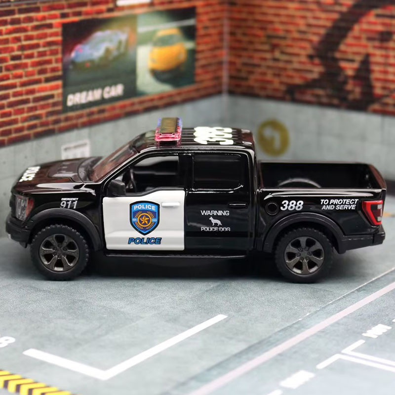Kinsmart 1/36 2022 Ford F150 Raptor Toy Truck Bronco Police SUV Sport ...