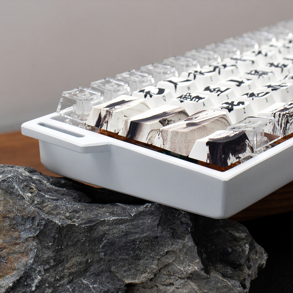 H60 White / Red / Black Aluminum Customize keyboard Case Mechanical ...