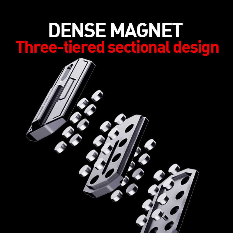 Fidget Fingertip Toys Luminous Slider Magnetic Haptic EDC Clicker Metal ...