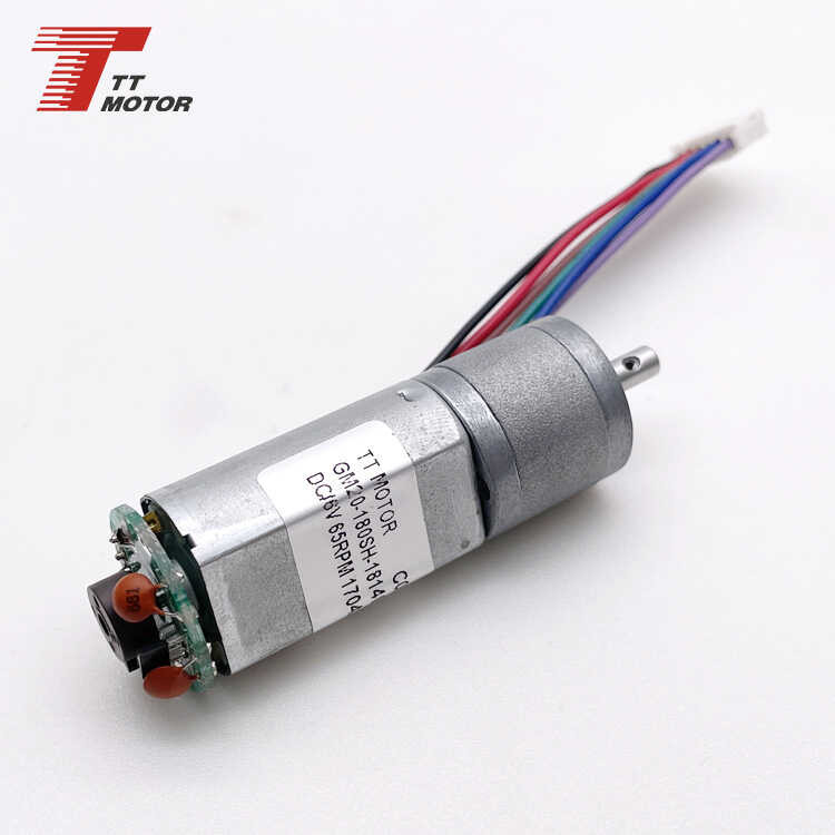Dual channel magnetic encoder servo control 20mm micro DC reduction ...