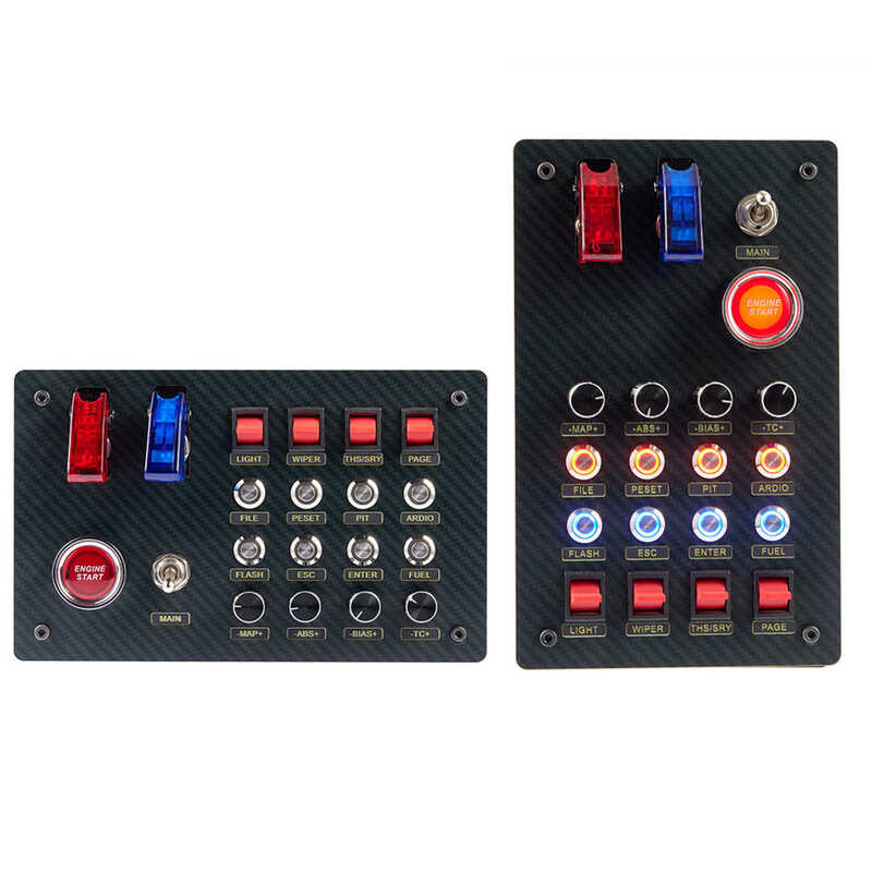 Simulates ZQSR Racing Car Central Multifunctional Control Button Box PC ...