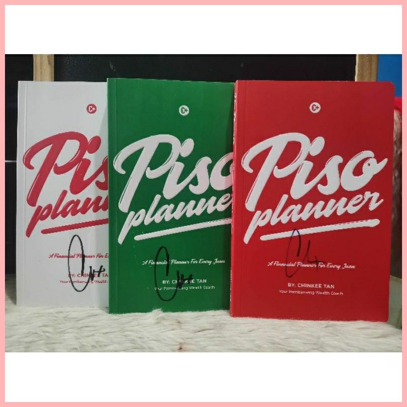 PISO PLANNER only (by chinkee Tan) Color red ℗ | Shopee Philippines