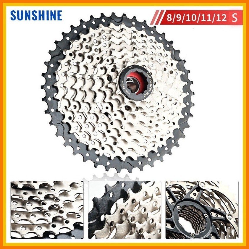 Sunshine 8 9 10 11 12 Speed Mountain Bike Cassette Cogs Freewheel for ...