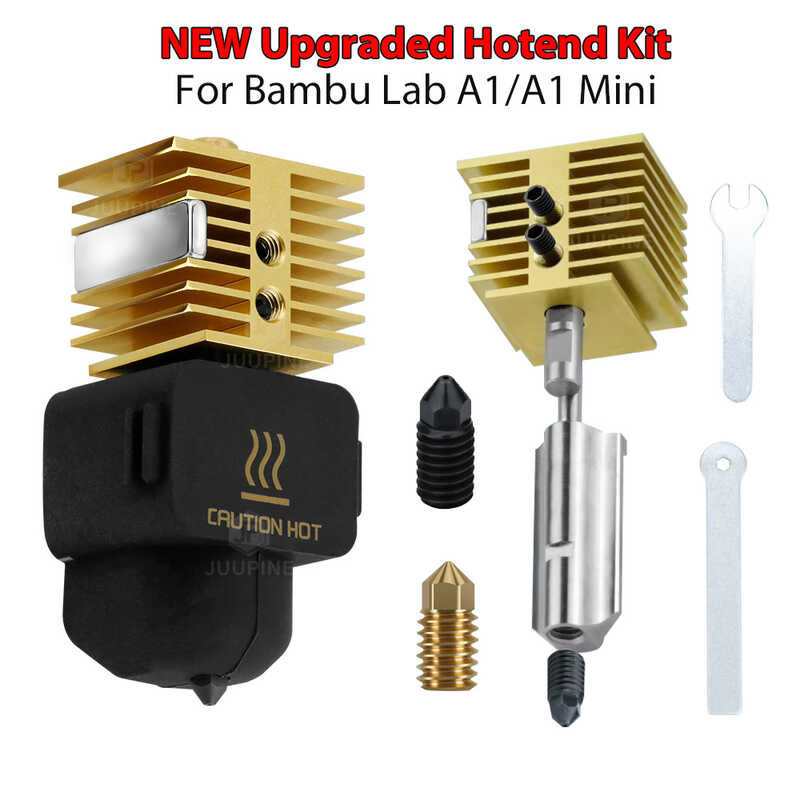 5D New 3 Upgraded Hotend Kit For Bambu Lab A1/A1 Mini Fast Speed Hot ...