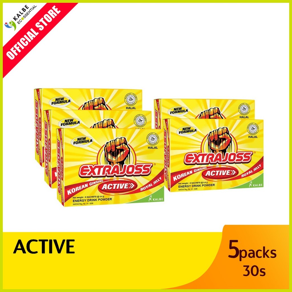♂ Extra Joss Energy Drink 5 Packs (30 Sachets) | Shopee Philippines