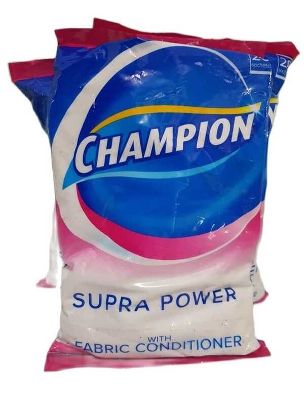 Champion Detergent Powder With Fabric Conditioner - Floral Scent (2 ...