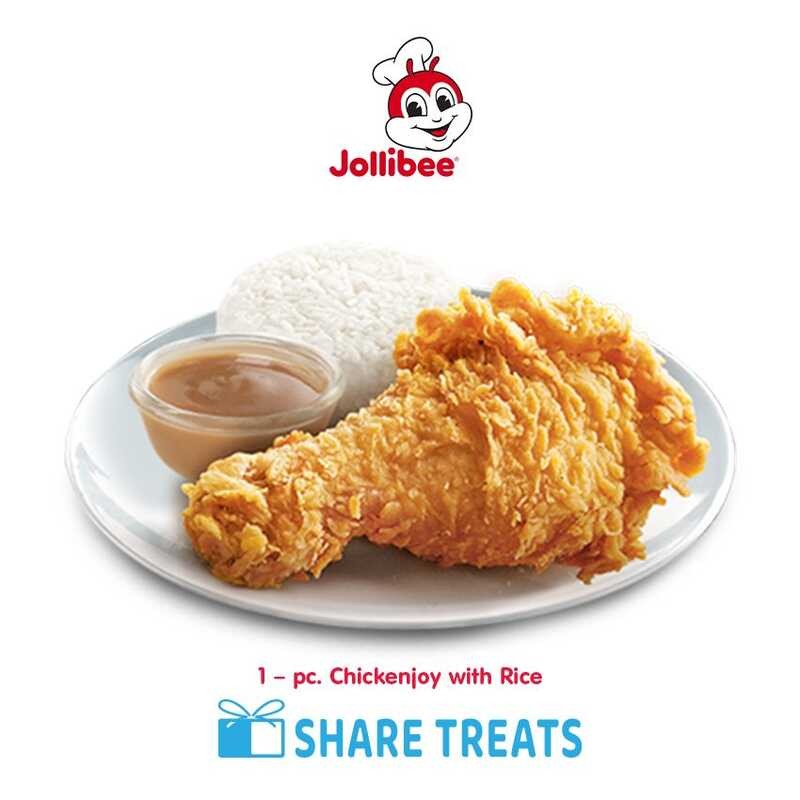 Jollibee 1 - Pc. Chickenjoy With Rice (Sms Evoucher) | Shopee Philippines