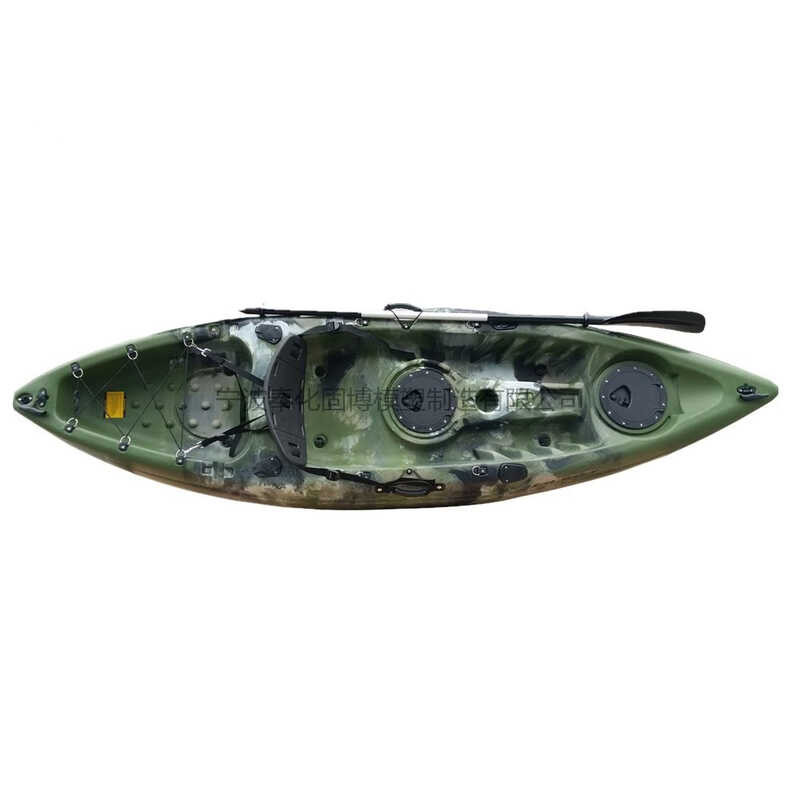 small Single person fishing boat, hard boat, plastic rolling plastic ...