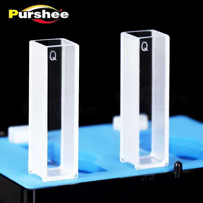 PCS W 2 Quartz Cuvette Cells With Lid 10Mm Path Length Jgs1 For ...