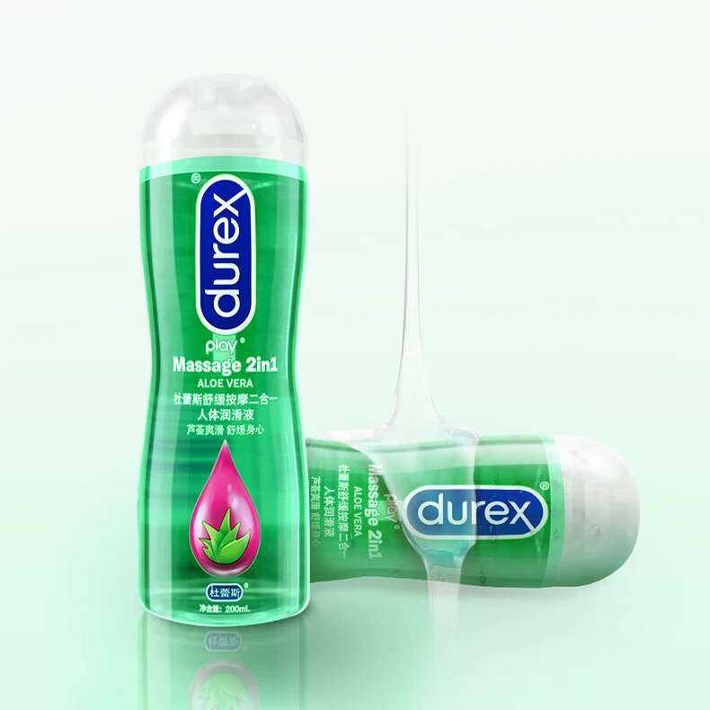 Durex 2In1 Sex Massage Aloe Vera Orgasm Lubricant Smooth Lube Water ...
