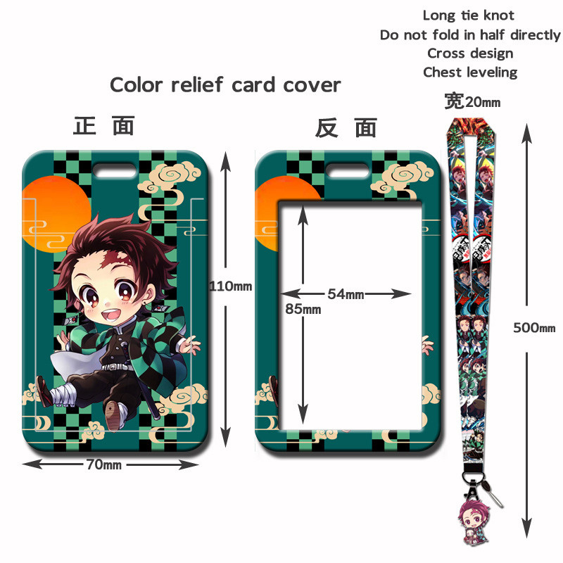 Anime Demon Slayer: Kimetsu No Yaiba Hard Bus Sliding Card Holder Heat ...