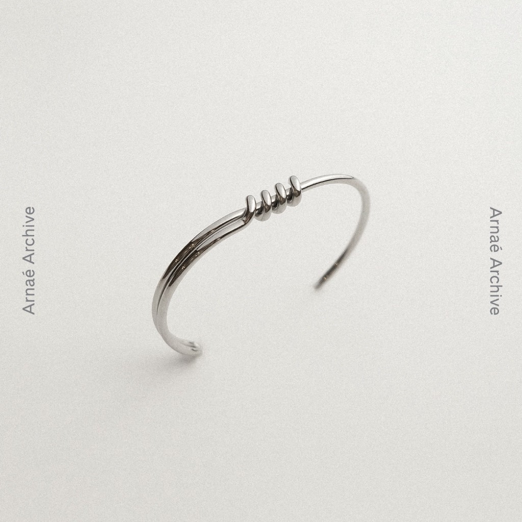 Arnaé Archive - Knot Twist Bangle - Premium 316L Stainless Steel Unisex ...