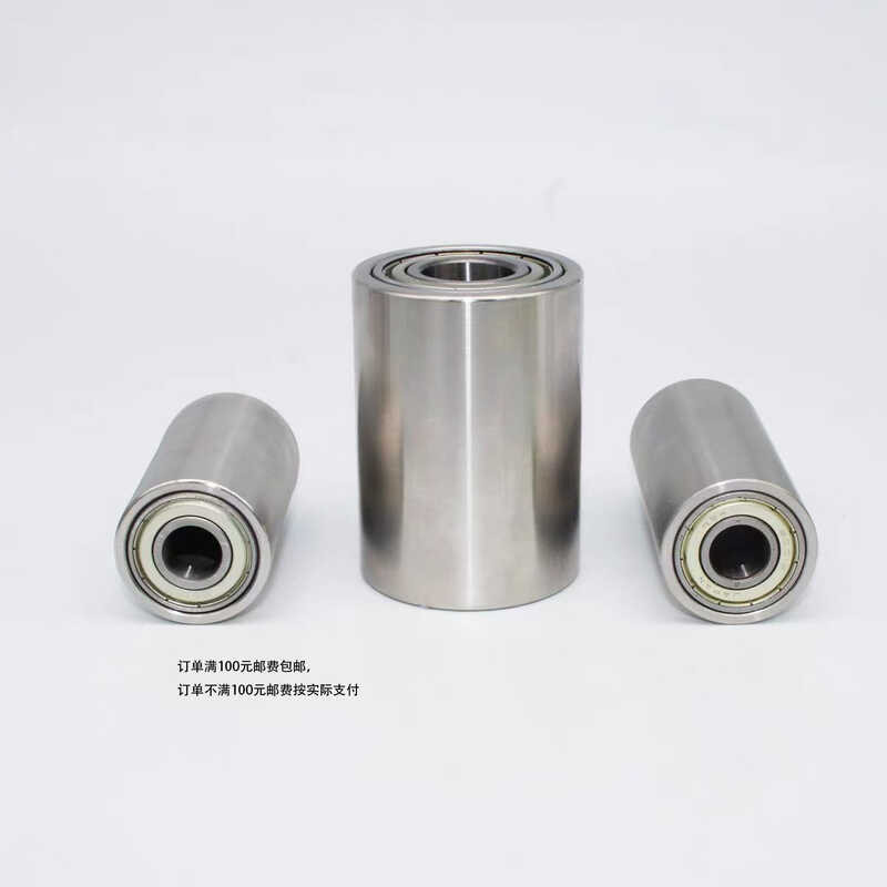 Roller, double axis bearing roller, adjustable deviation idler driving ...