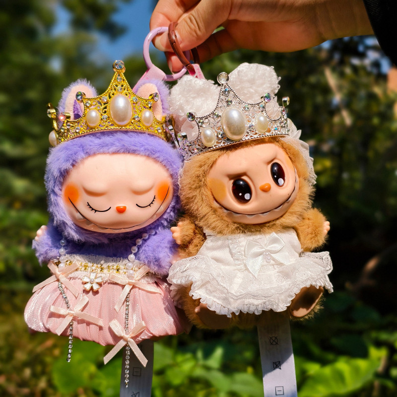 Labubu V2 Clothes Princess Queen Wedding Dress for Labubu Have A Seat ...