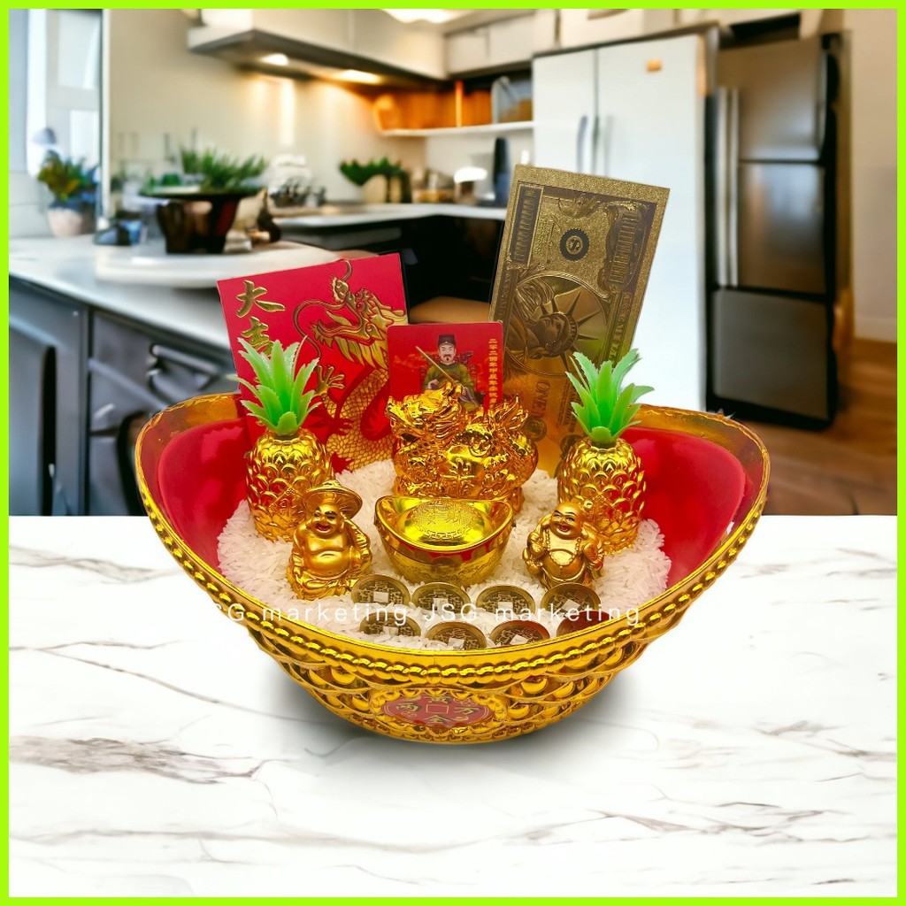 2024 Year of the Dragon Prosperity Basket Set for Center Table, Good ...