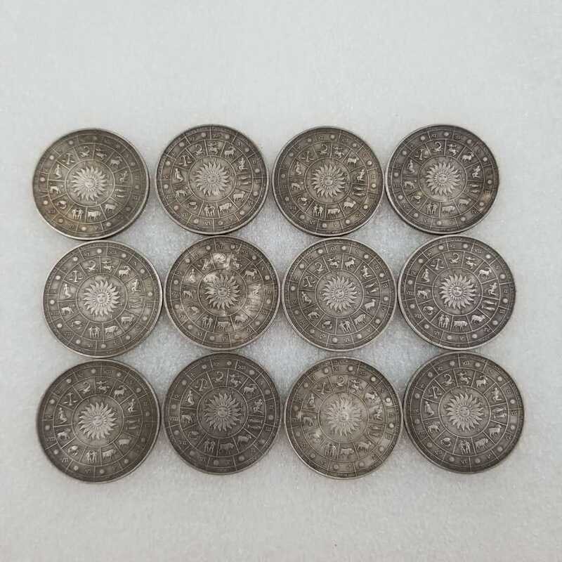 Antique Crafts: American Silver Dollar Challenge Coin, Twelve ...