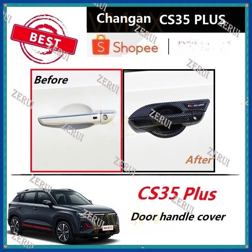 ZR For Changan CS35 CS55 CS75 Plus Alsvin door handle cover Changan CS35 CS55 CS75 Plus Alsvin ...