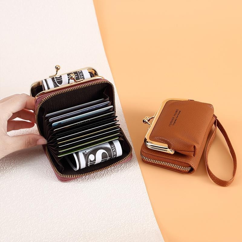 #1097 PU Leather Cute University Students Card Holder Wallets Coin ...