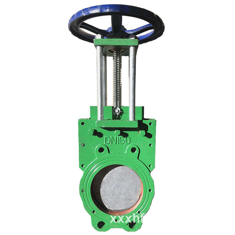 Z73x-10 Slurry Valve Knife Gate Valve Bi-Directional Soft Seal Slurry Valve Sewage Slag ...