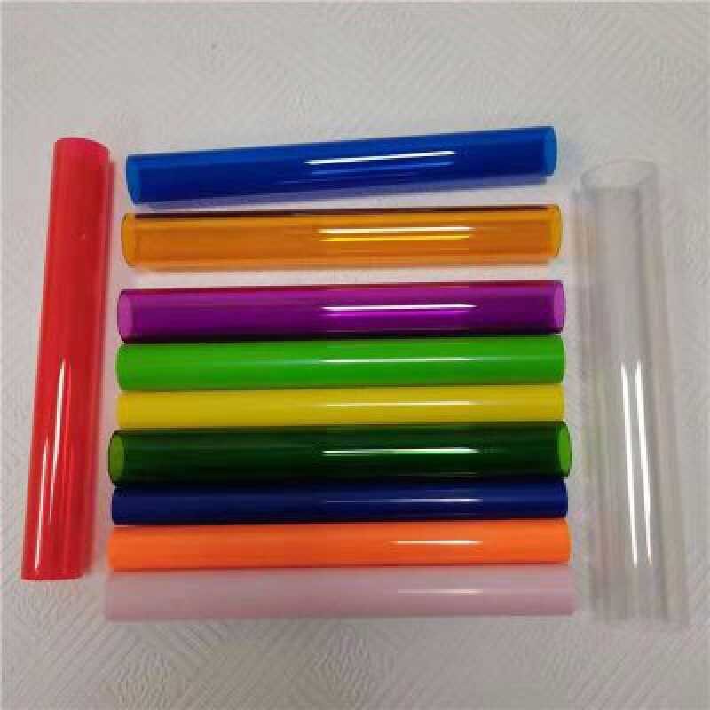 Colored Acrylic Tube Rod, Transparent Organic Glass Round Tube, Acrylic ...