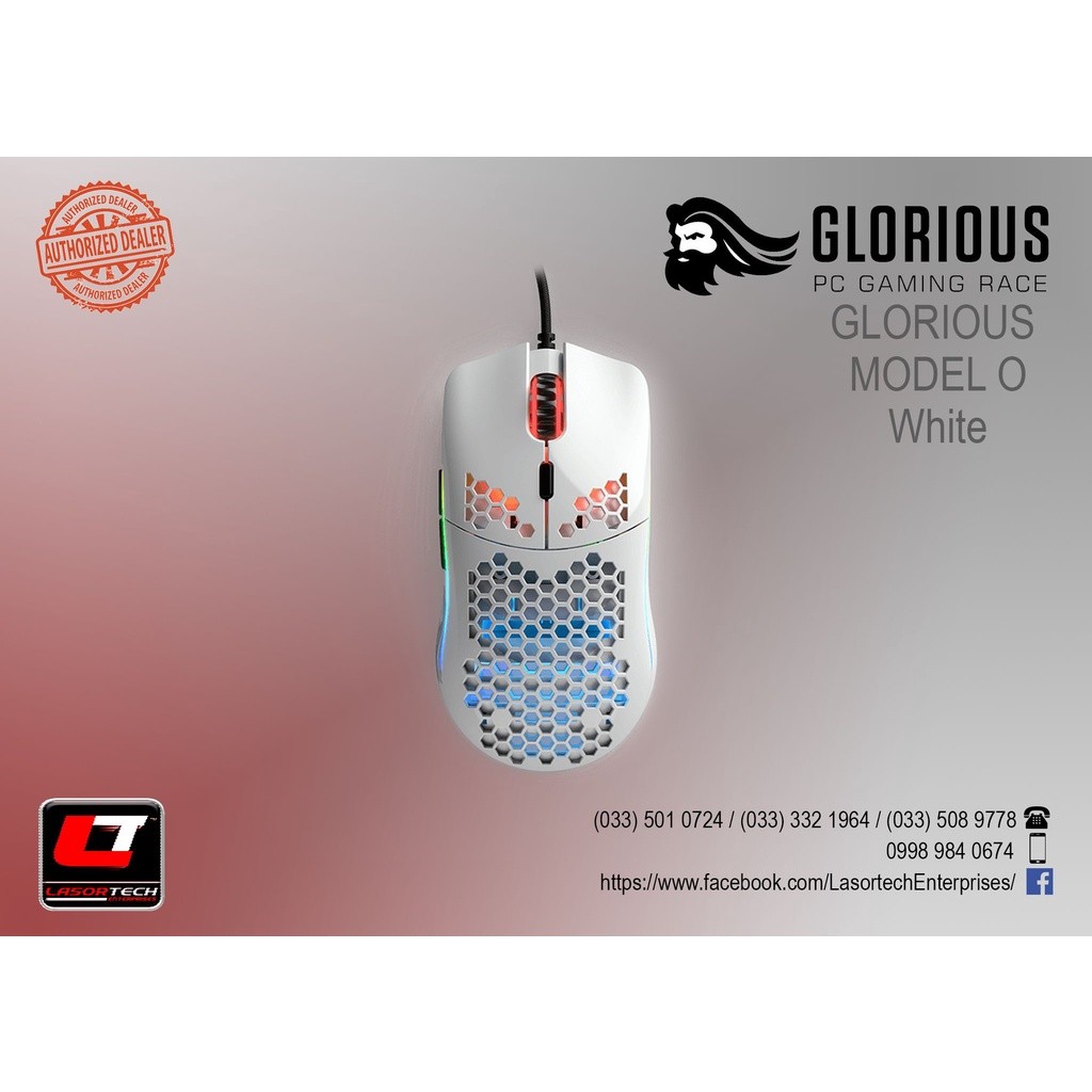 Glorious Model O Gaming Mouse - Matte White - RGB | Shopee Philippines