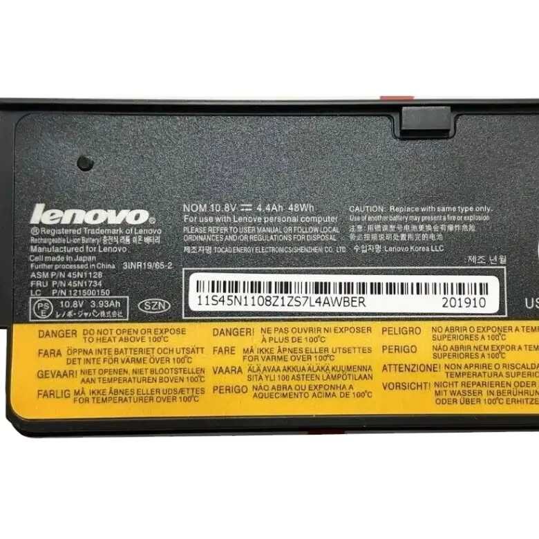 6C Baterya Ng Laptop Lenovo Thinkpad X240 Baterya Para Sa T440 T440s ...