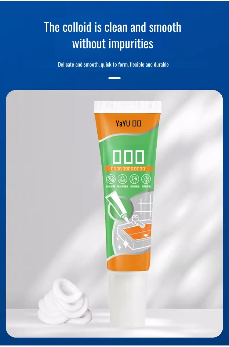 Not easy to get yellow caulk Waterproof and antimold sealant not easy ...