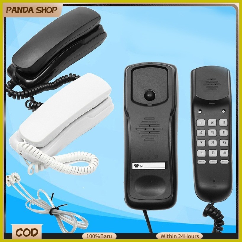 ☑ Wall Mounted Telephone Mini Corded Landline Home Office Fixed ...