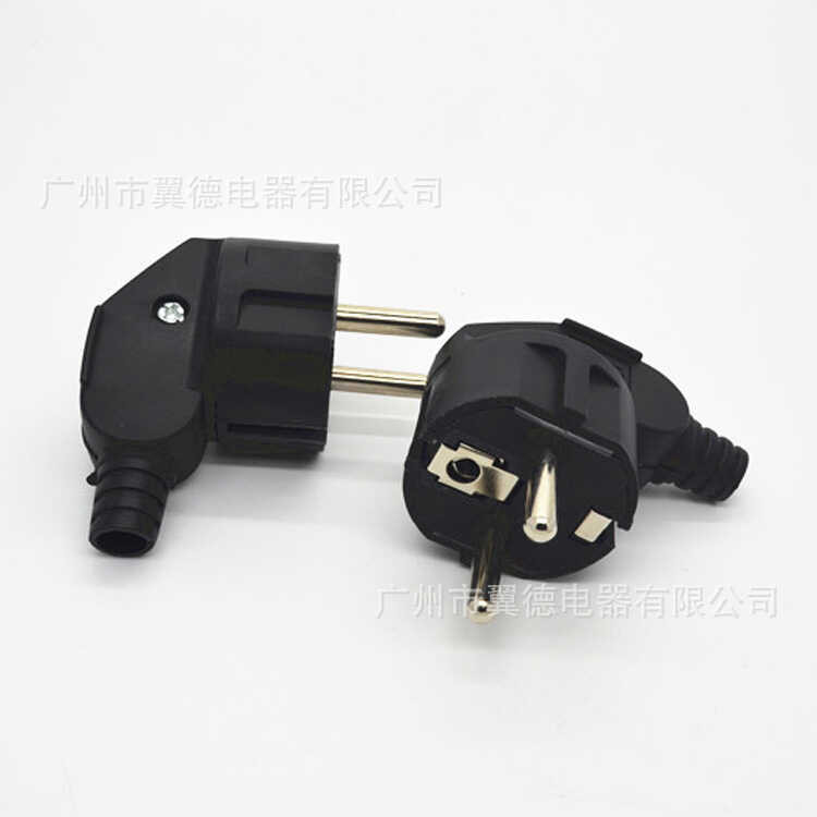 Yuadon Yide Electric 90 degree European style plug, French style power ...