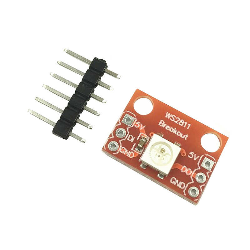 RGB LED Breakout - WS2812 Color Light Module Single Line Interface Full ...