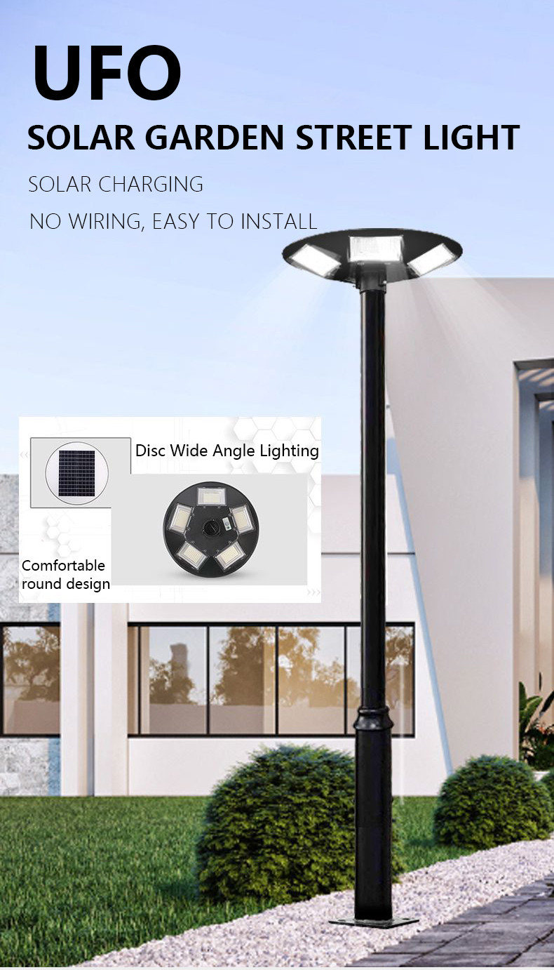 UFO Solar Lights Solar Garden Lights Street Lights Outdoor Waterproof LED Lights With Remote ...