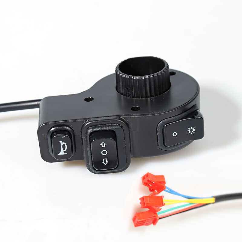 Electric car three in one left switch button assembly tricycle electric ...