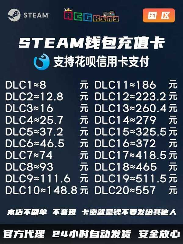 Automatically send Steam China regional service wallet code, balance recharge point card, CS2 ...