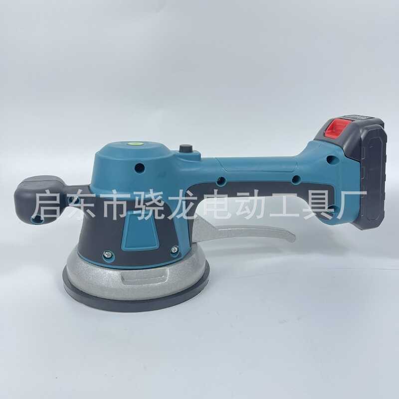 Tile laying drilling, vibration leveling applicator, wall machine, at ...