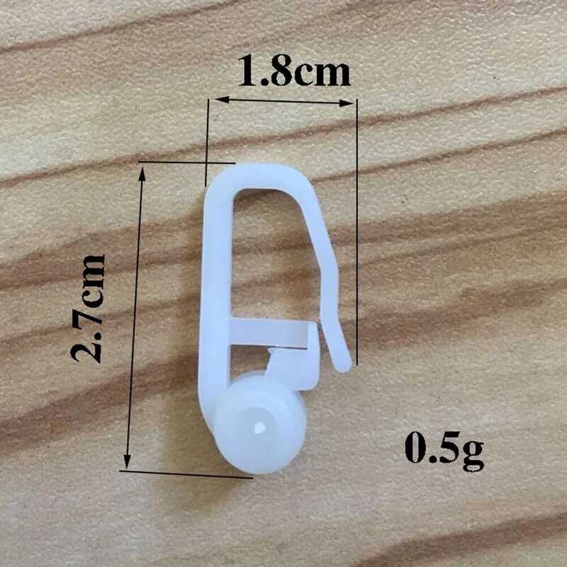 50/100 e4c Pcs Bed Special Hook Hanging Ring Roll Roller Blind Sliding ...