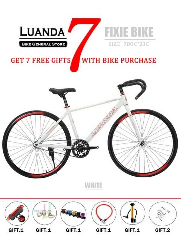 LUANDA 700C FIXIE Bike Steel FIXIE Single Speed 700C*23C | Shopee ...