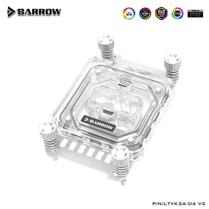 CPU Barrow Water Block For AMD AM5 AM4 AM3+ AM3 / FM2, 5V ARGB 3PIN ...